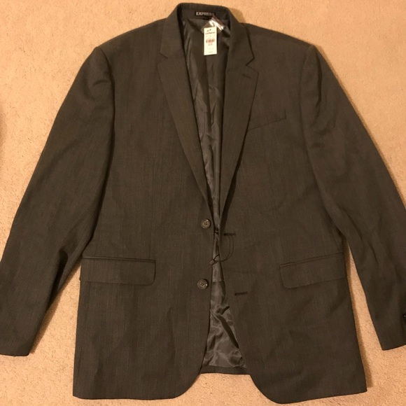 Express | Jackets & Coats | Mens Express Gray Suit Jacket | Poshmark